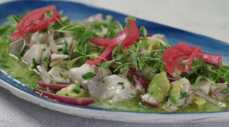 Ceviche de corvina - Fundación Casa de México en España