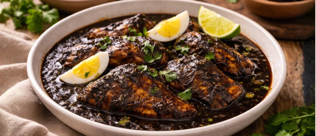 Chilmole de pollo o cerdo - Fundación Casa de México en España